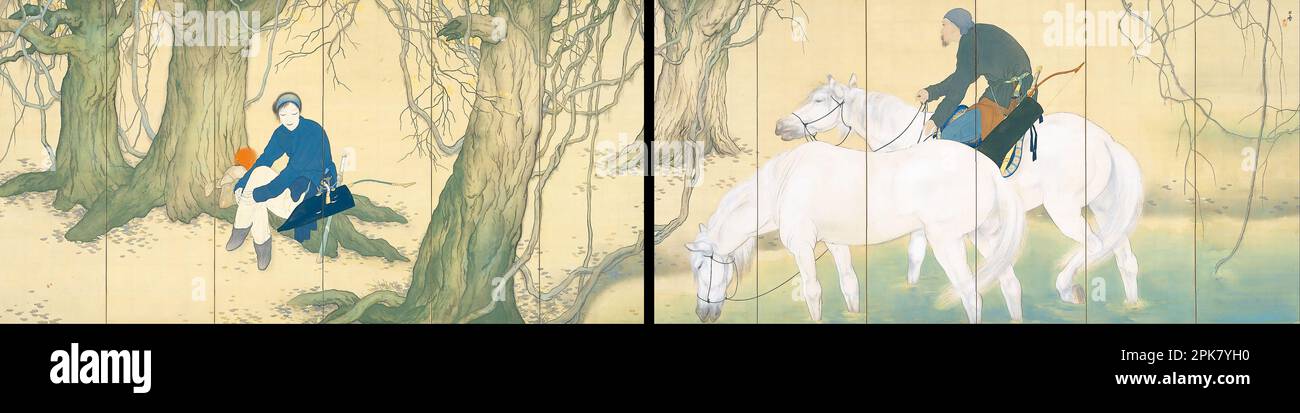 Mulan 1918 by Hashimoto Kansetsu Stock Photo - Alamy