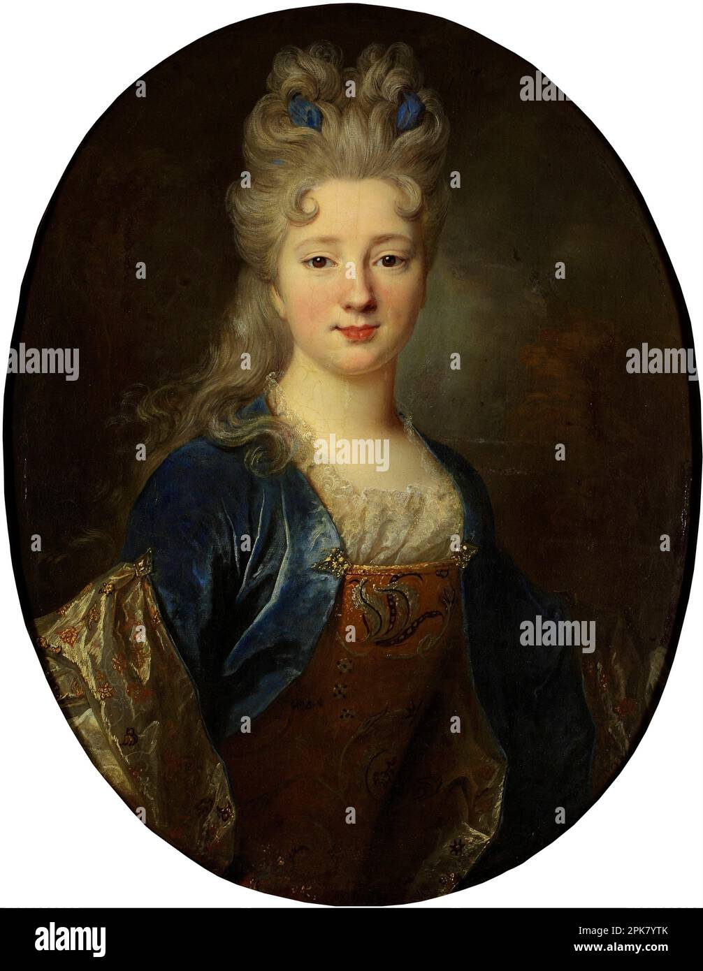 Female portrait late 1690s by Nicolas de Largilliere Stock Photo - Alamy