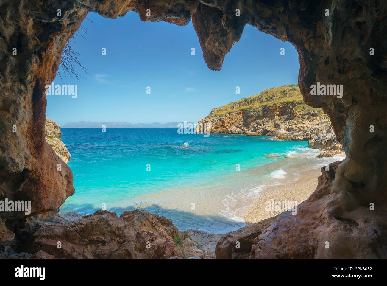 Cave in the Nature Reserve of the Zingaro, Riserva naturale dello ...