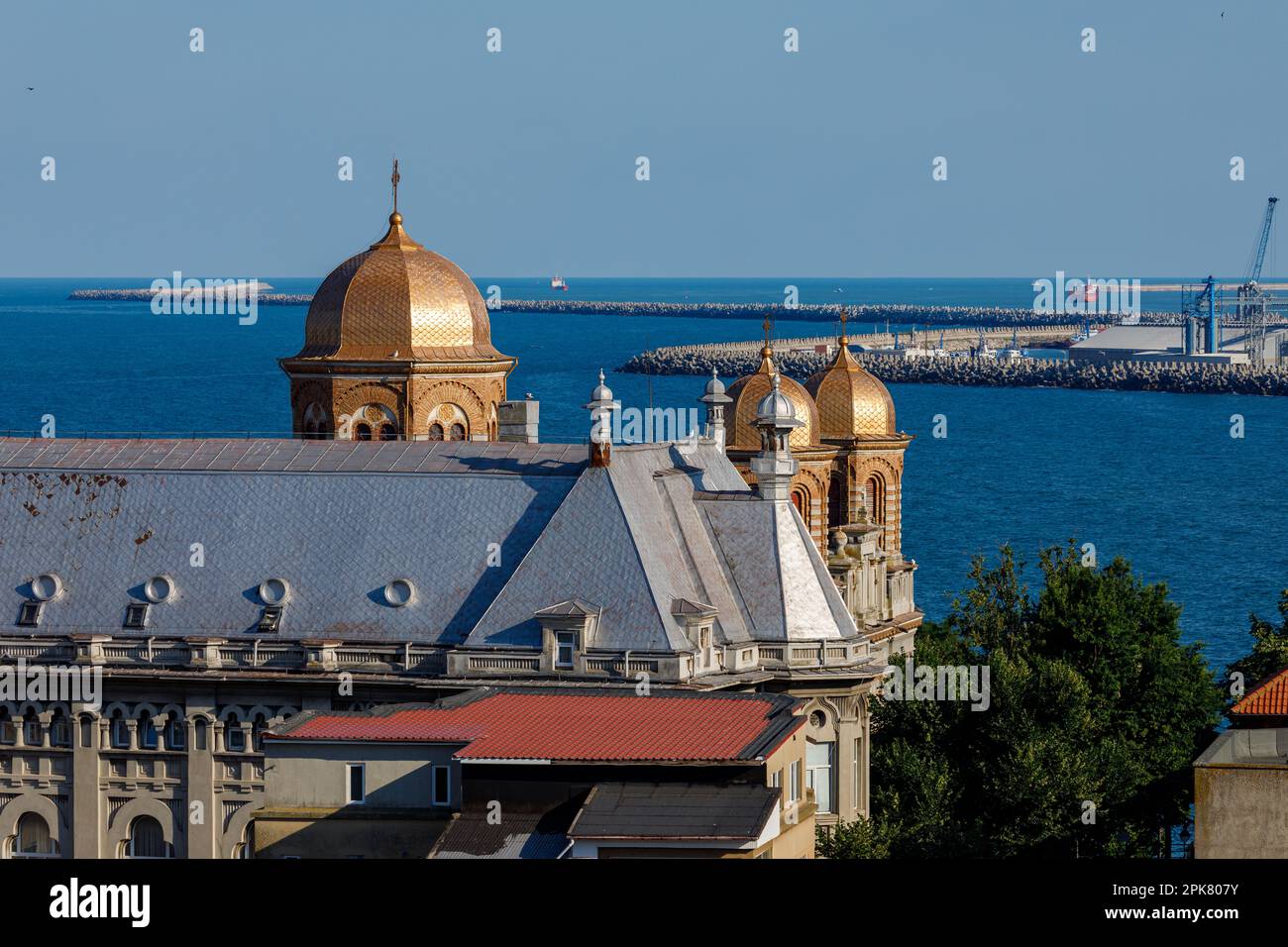 The City of Constanta at the Black Sea in Romania Stock Photo - Alamy