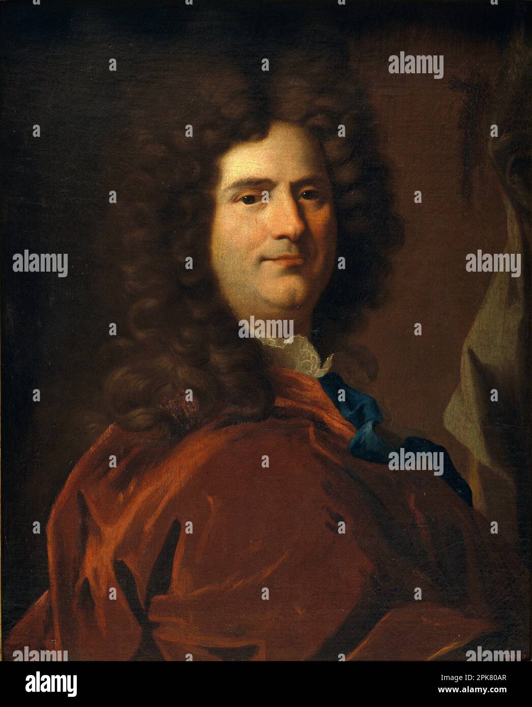 Self-portrait (?) from 1700 until 1710 by Hyacinthe Rigaud Stock Photo ...