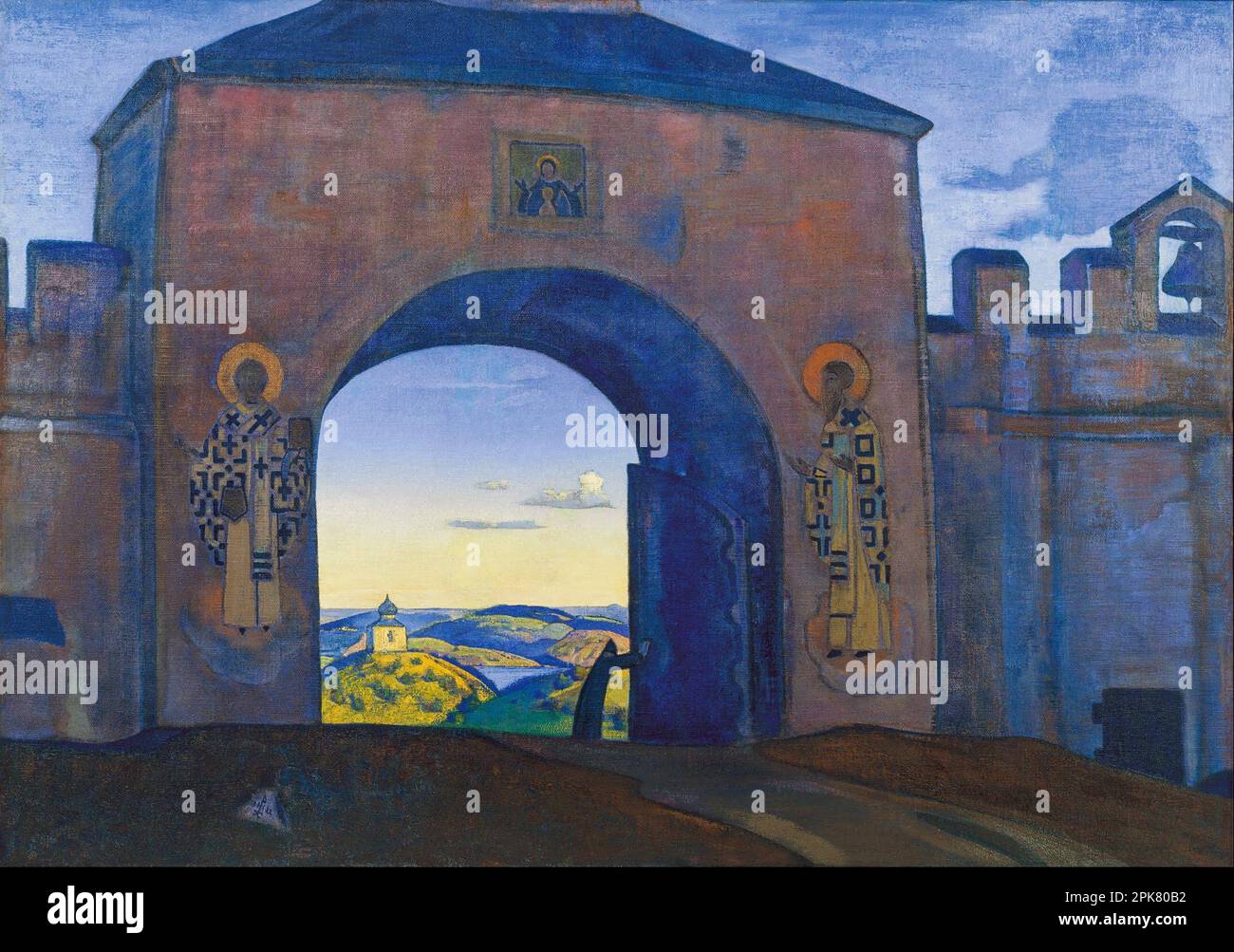 And We are Opening the Gates. From the «Sancta» Series 1922 by Nicholas ...