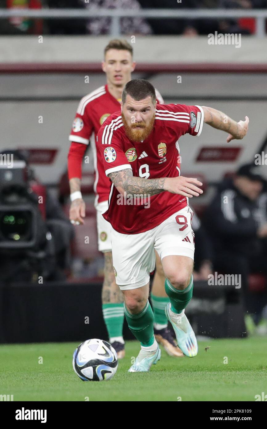 Budapest, Hungary. 27th Mar, 2023. Martin Adam of Hungary in action ...