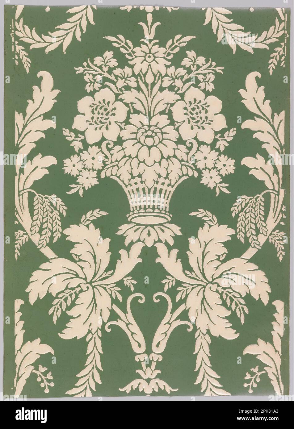 Sidewall 1875–1900 by Zuber & Cie Stock Photo - Alamy