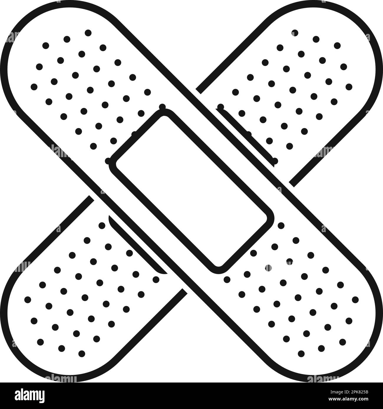 Adhesive plaster line icon. Vector EPS Stock Vector Image & Art - Alamy