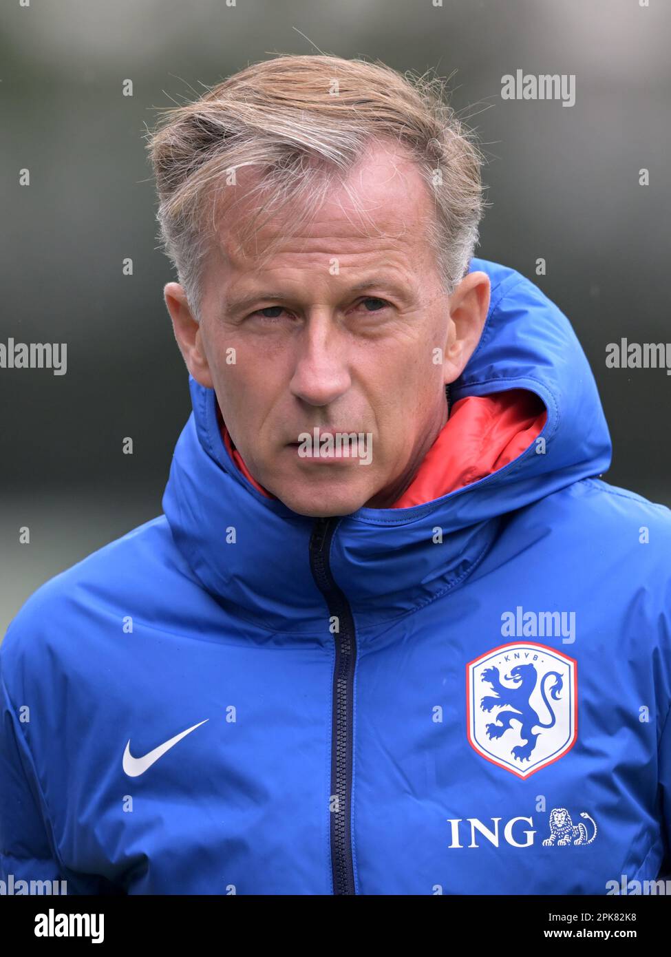 ZEIST - Holland women trainer coach Andries Jonker during a training ...