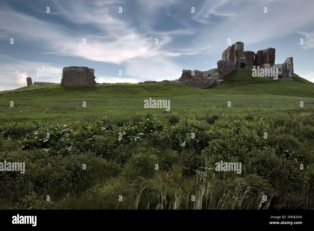 Historic Duffus Castle Stock Photo - Alamy