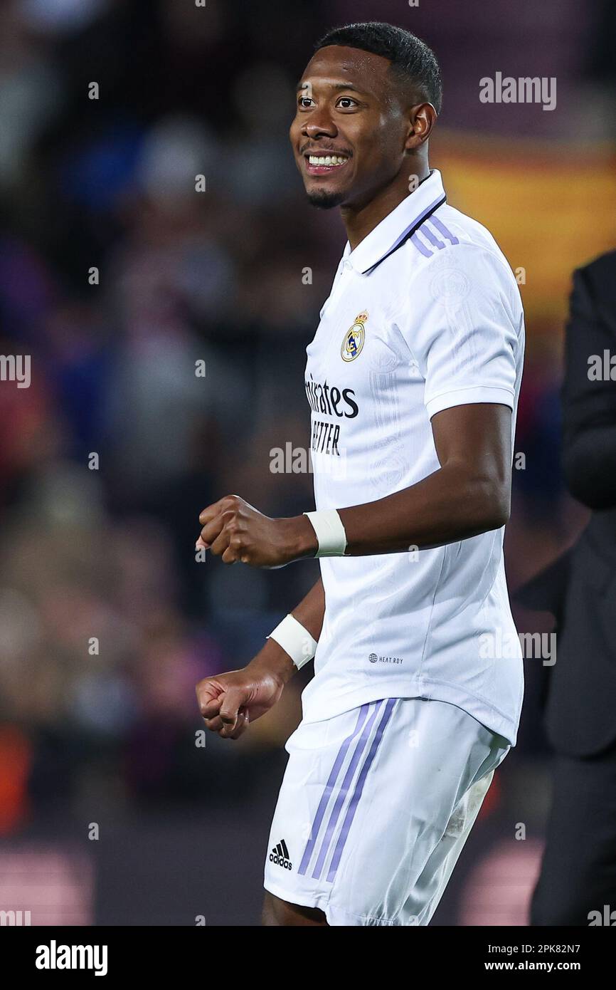 BARCELONA, SPAIN - APRIL 5: David Alaba of Real Madrid during the Semi ...