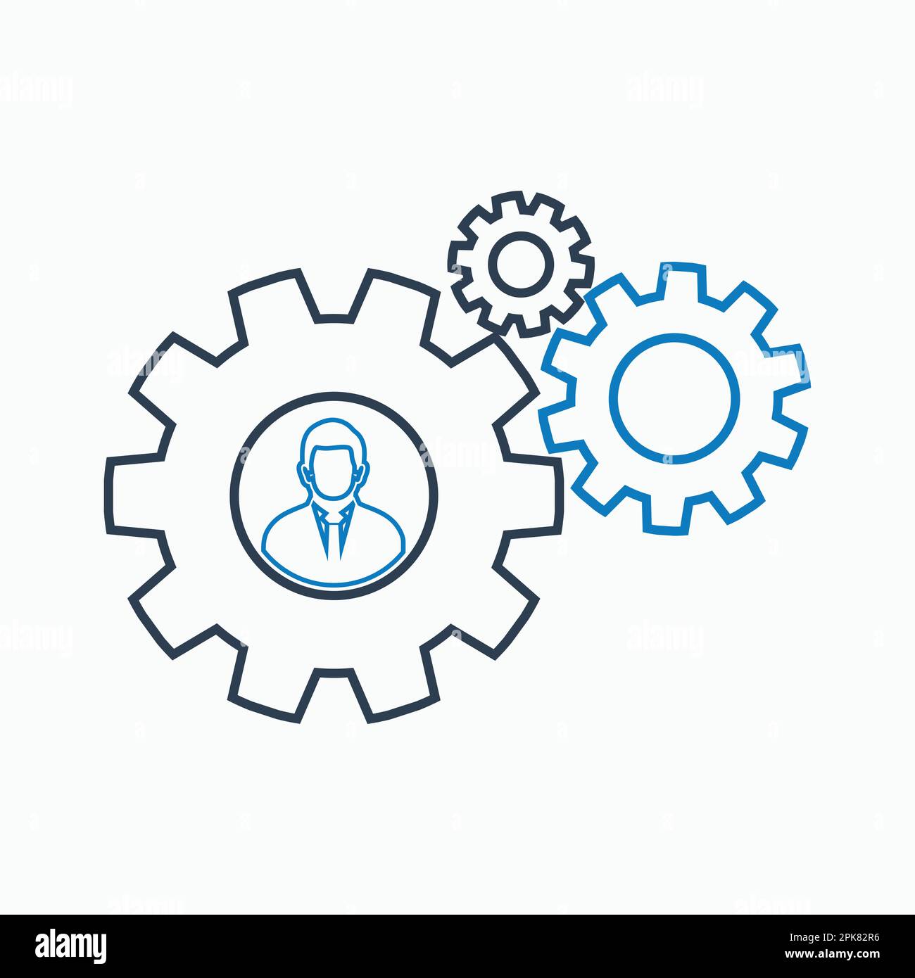 Business Solution Icon Line Style Vector Eps Stock Vector Image And Art Alamy 