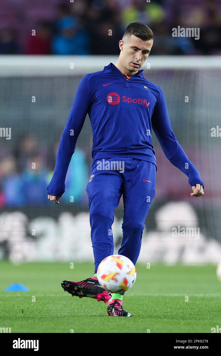 BARCELONA, SPAIN - APRIL 5: Inaki Pena of FC Barcelona during the Semi ...