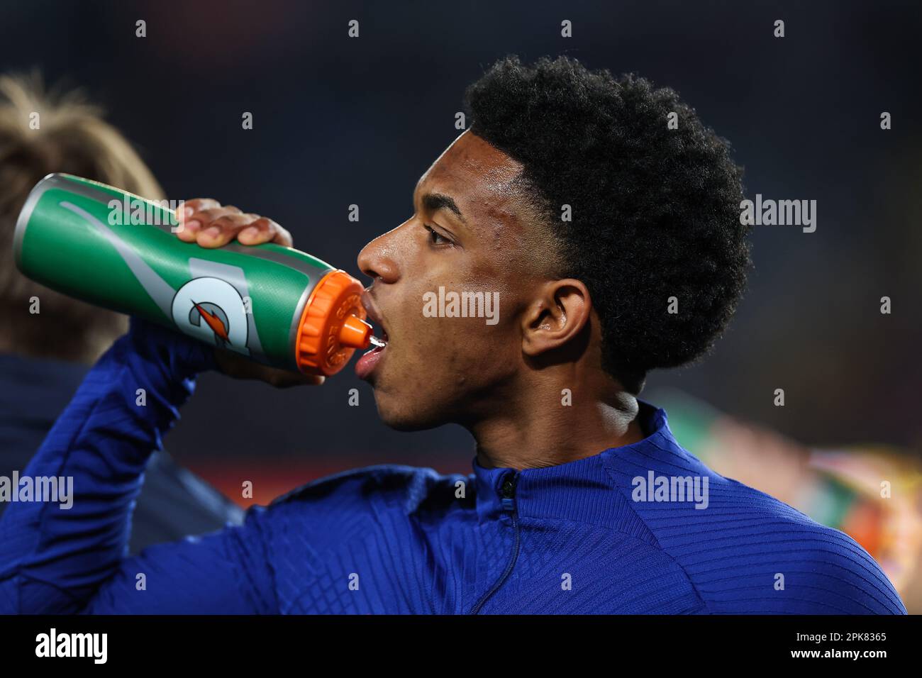 BARCELONA, SPAIN - APRIL 5: Alex Balde of FC Barcelona during the Semi ...