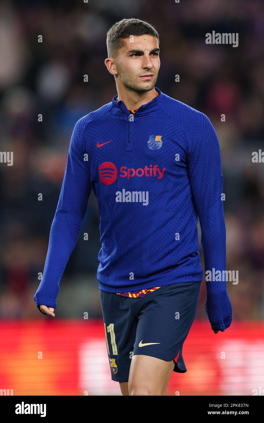 BARCELONA, SPAIN - APRIL 5: Ferran Torres of FC Barcelona during the ...