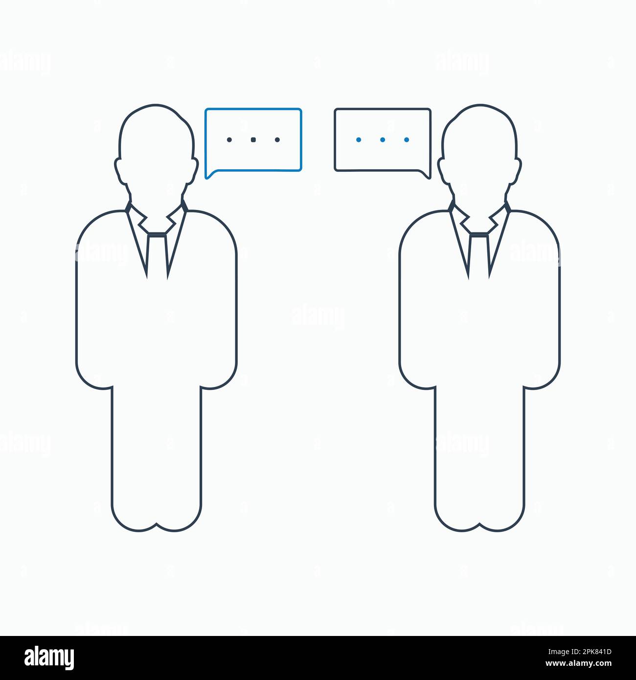 Conversation icon. Line style vector EPS Stock Vector Image & Art - Alamy