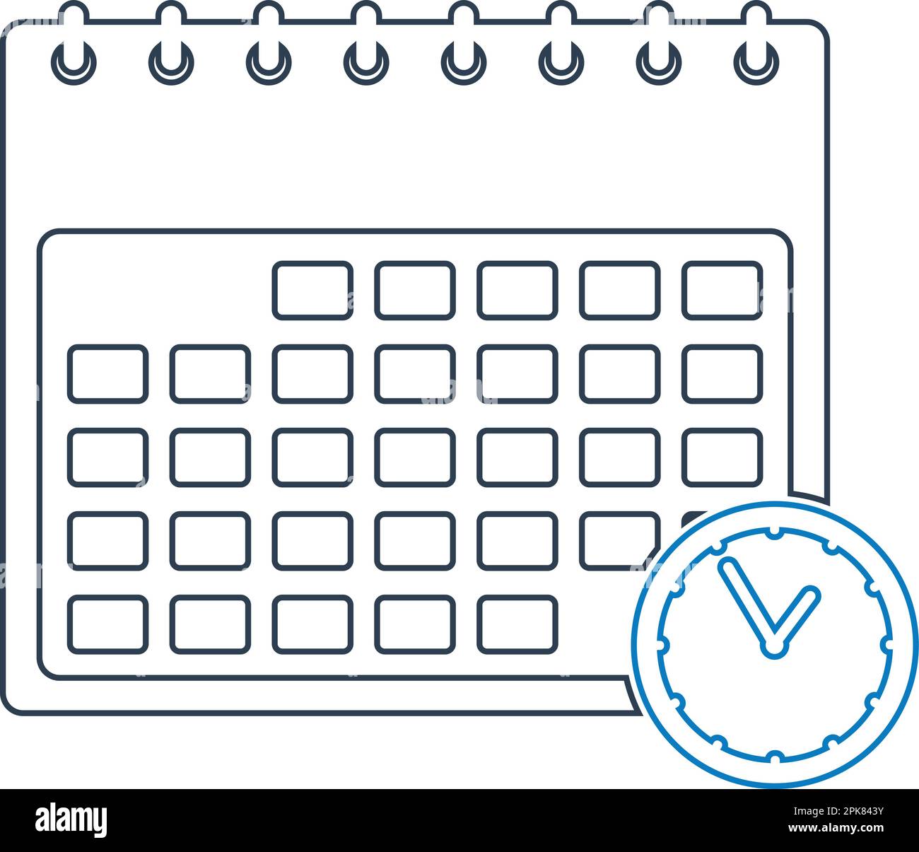 Calendar line Icon. Vector EPS Stock Vector Image & Art - Alamy