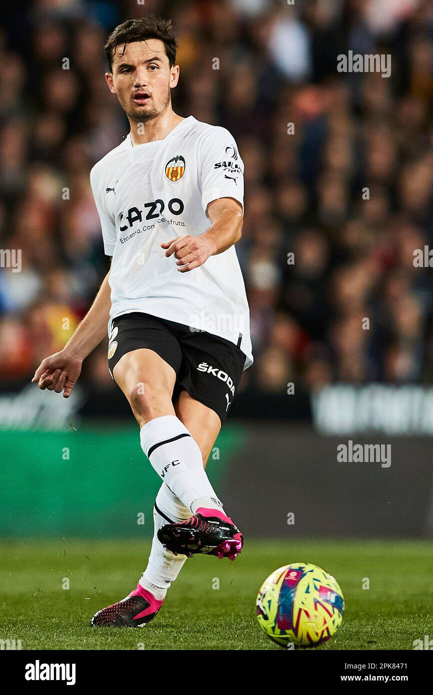 Hugo Guillamon (Valencia CF, #6) in action during the LaLiga Santander ...