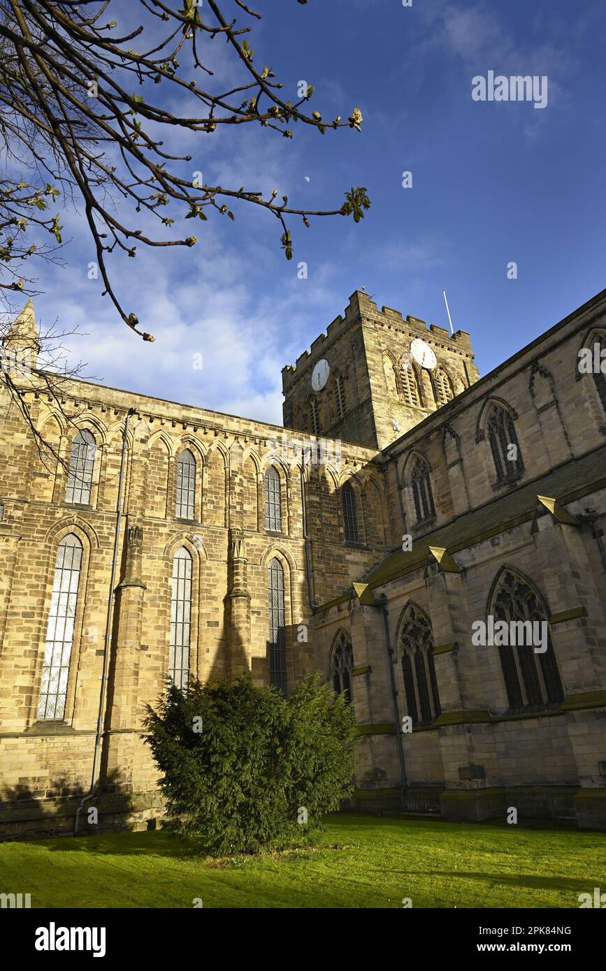 Hexham, Northumberland, England, UK. Hexham Abbey (Church of the ...
