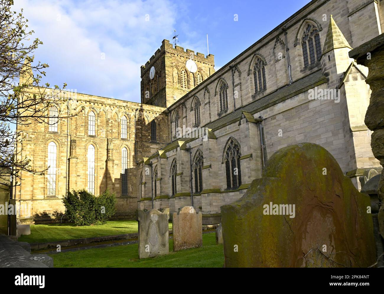 Hexham, Northumberland, England, UK. Hexham Abbey (Church of the ...