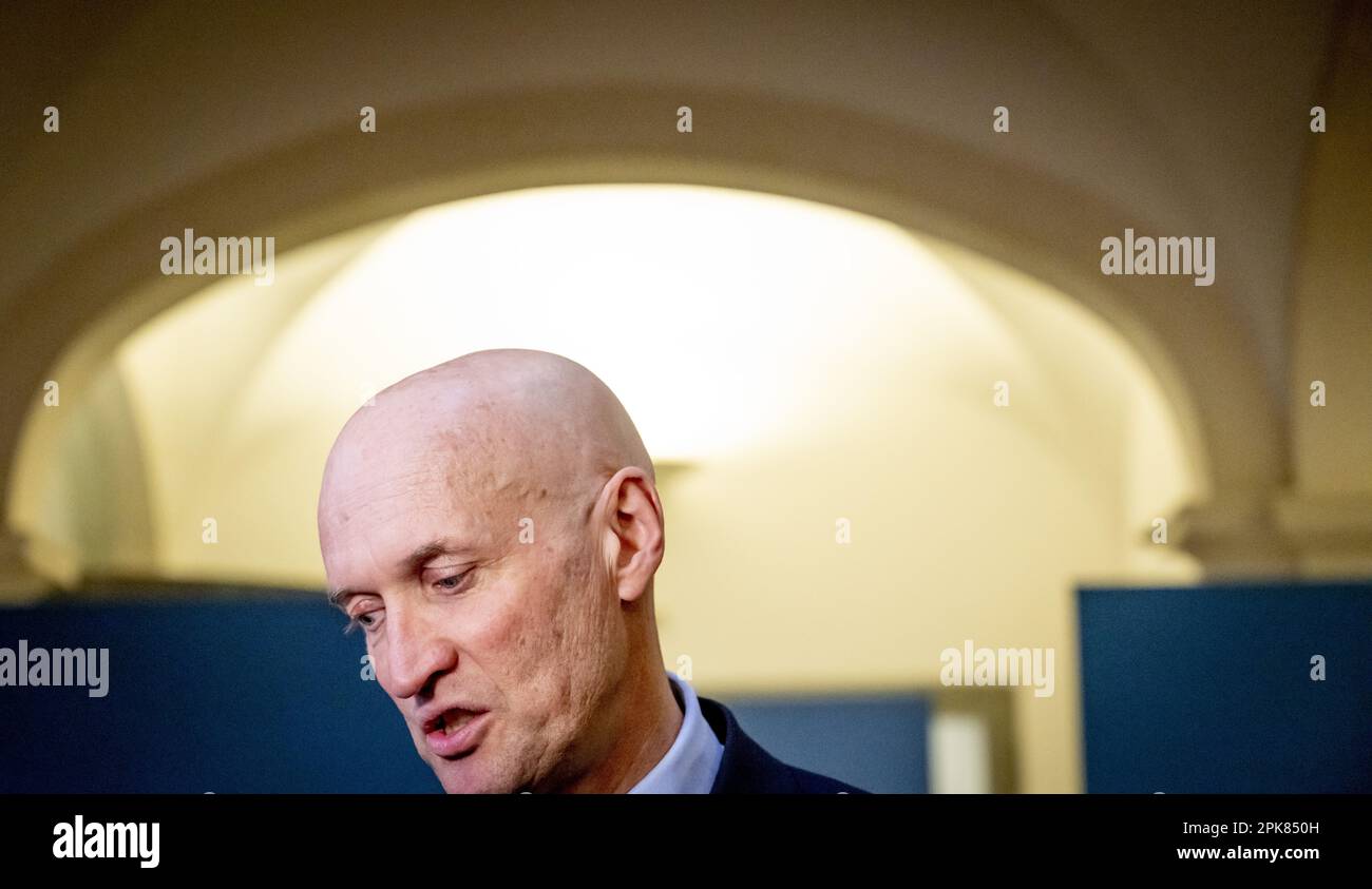 The Hague. April 06, 2023. - Ernst Kuipers, Minister of Health, Welfare ...