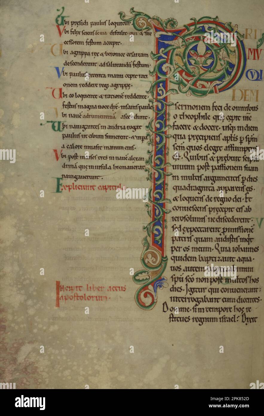 Initial "P" (Primum quidem) ca. 1130 (Medieval) by unknown artist ...
