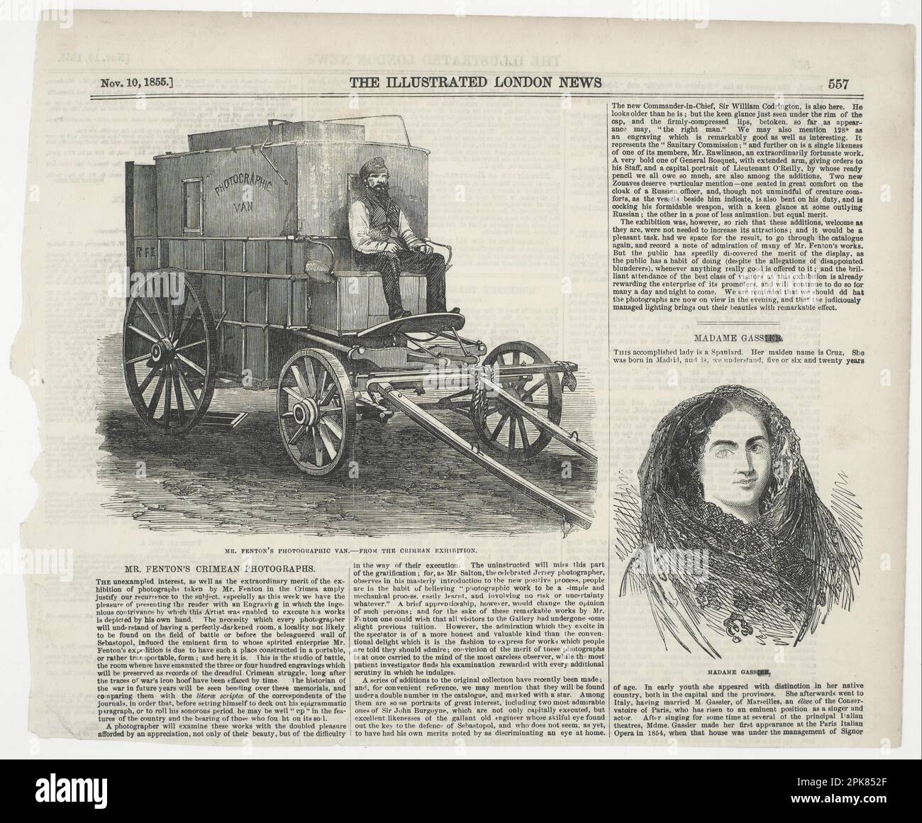 Mr. Fenton's Photographic Van--From the Crimean Exhibition 1855 by ...