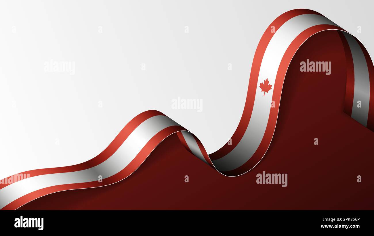 Canada ribbon flag background. Element of impact for the use you want ...