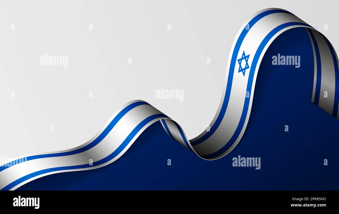 Israel ribbon flag background. Element of impact for the use you want ...