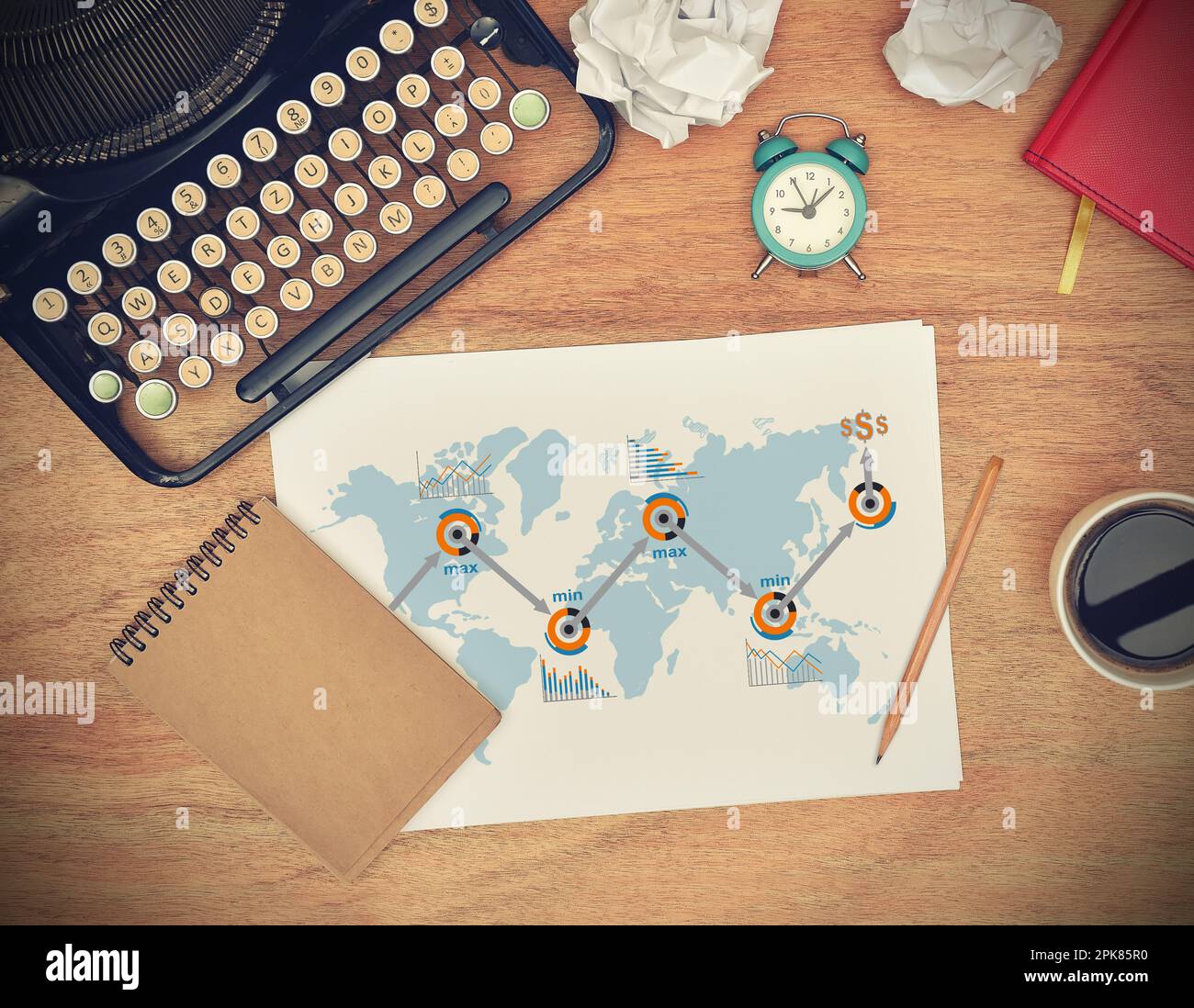 start-drawn diagram on a sheet of paper Stock Photo - Alamy