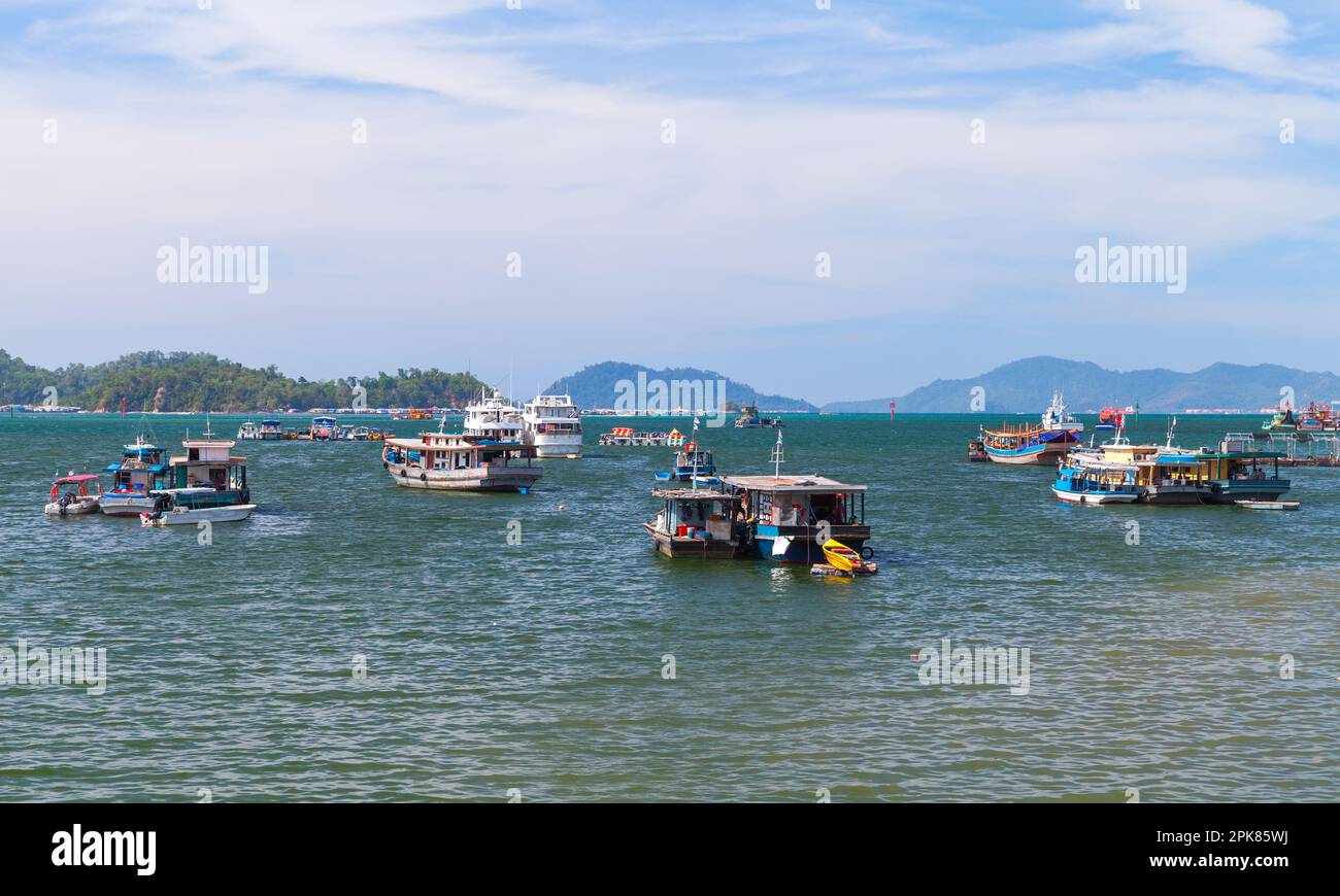 Malaysia sabah fishing boat in hi-res stock photography and images - Alamy