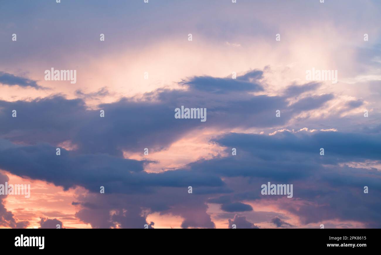 Colorful tropical sky, sunset natural background photo Stock Photo - Alamy