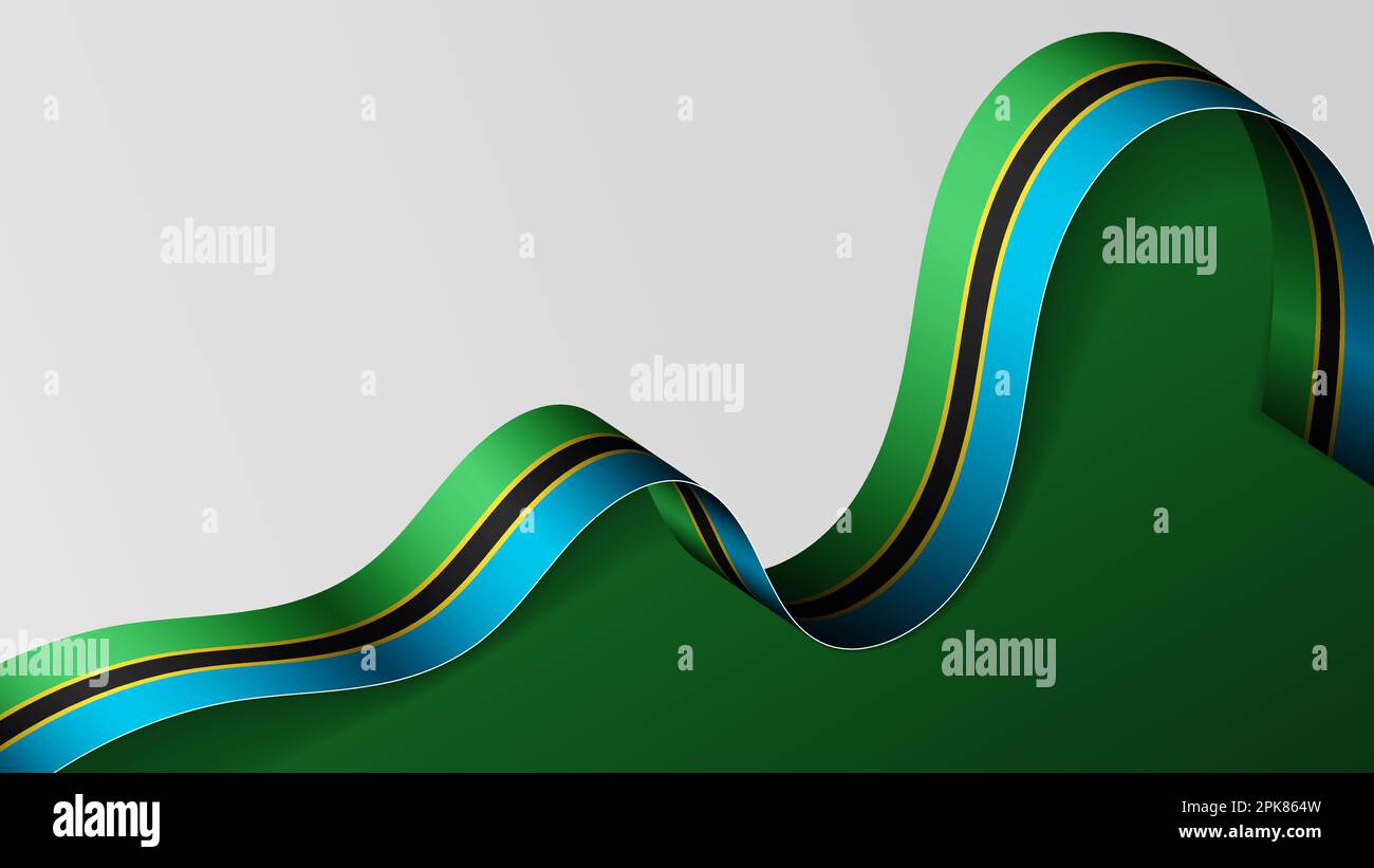 Tanzanian national flag hi-res stock photography and images - Alamy
