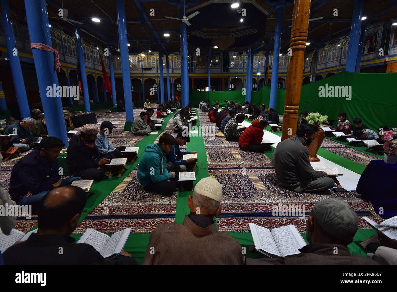 April 5, 2023, Srinagar, Jammu and Kashmir, India: Kashmiri Shia ...