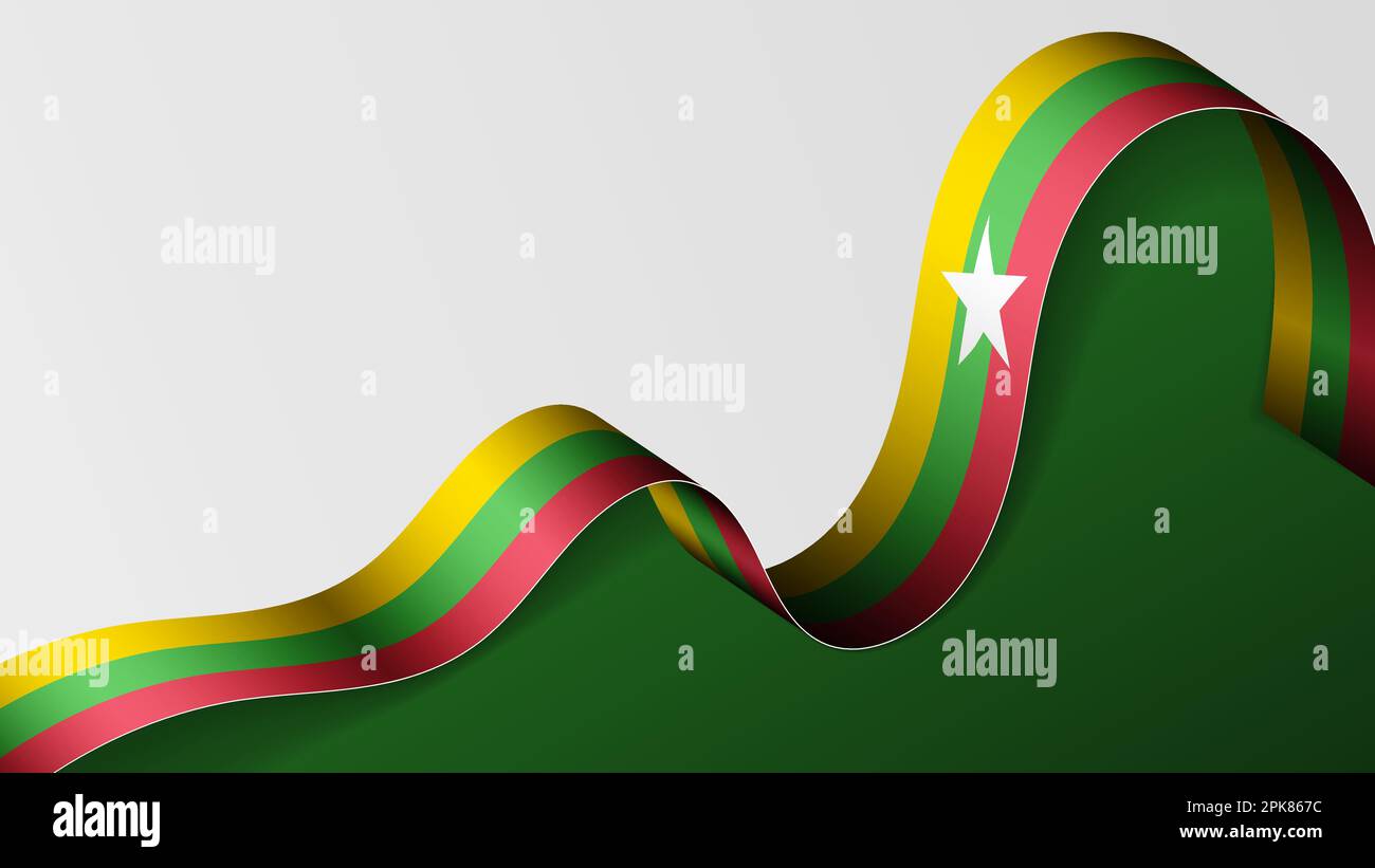 National flag myanmar in Stock Vector Images - Alamy