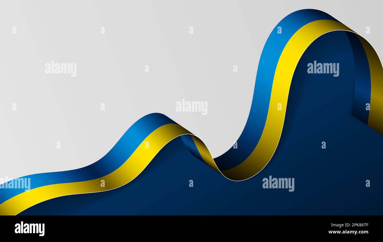 Ukraine ribbon flag background. Element of impact for the use you want ...