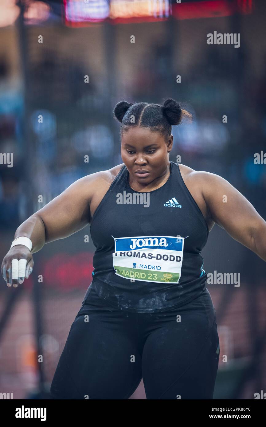 Danniel Thomas-Dood participating in the Madrid Indoor Tour of Madrid ...