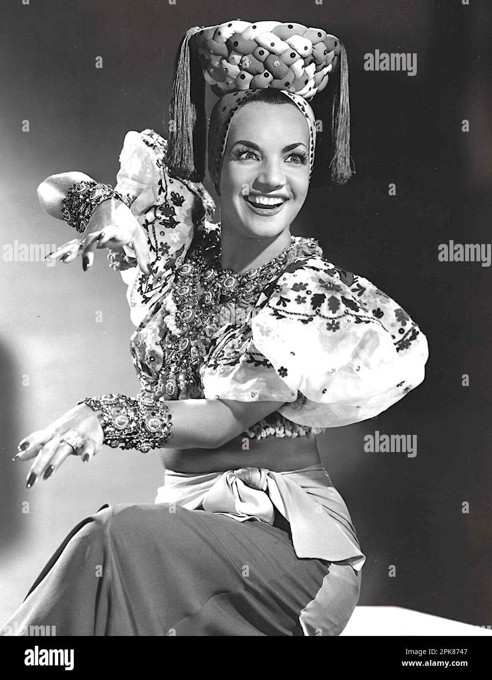 Carmen Miranda - Springtime in the Rockies - 1942 Stock Photo - Alamy
