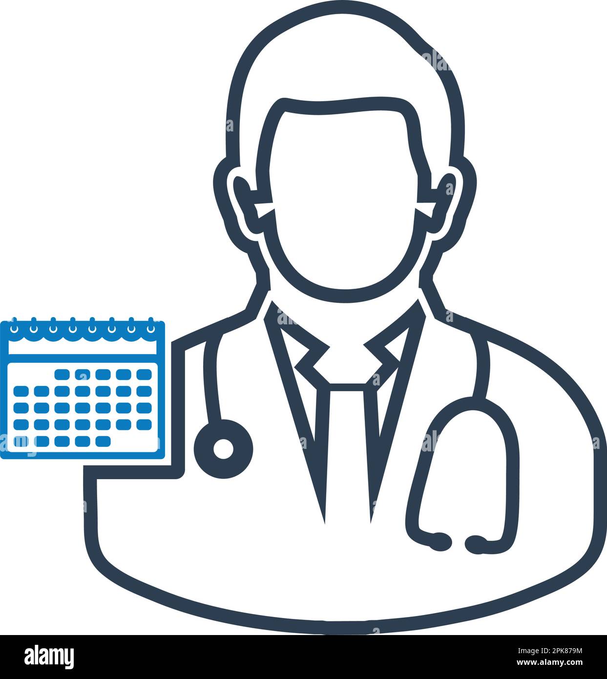 Doctor schedule icon hi-res stock photography and images - Alamy