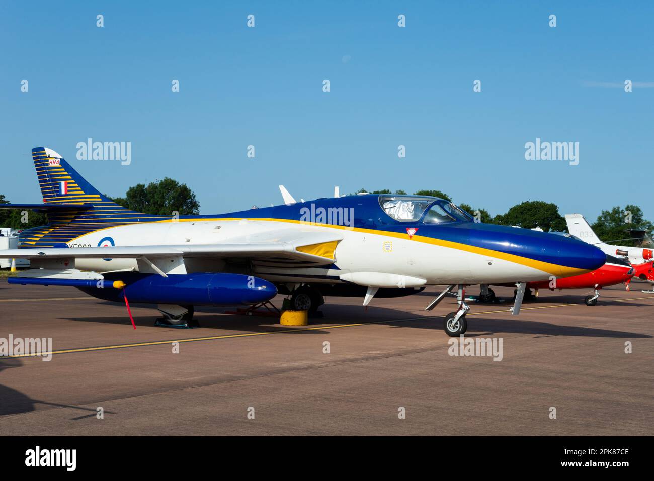 Hawker Hunter T72 classic jet plane XE688 of Hawker Hunter Aviation ...