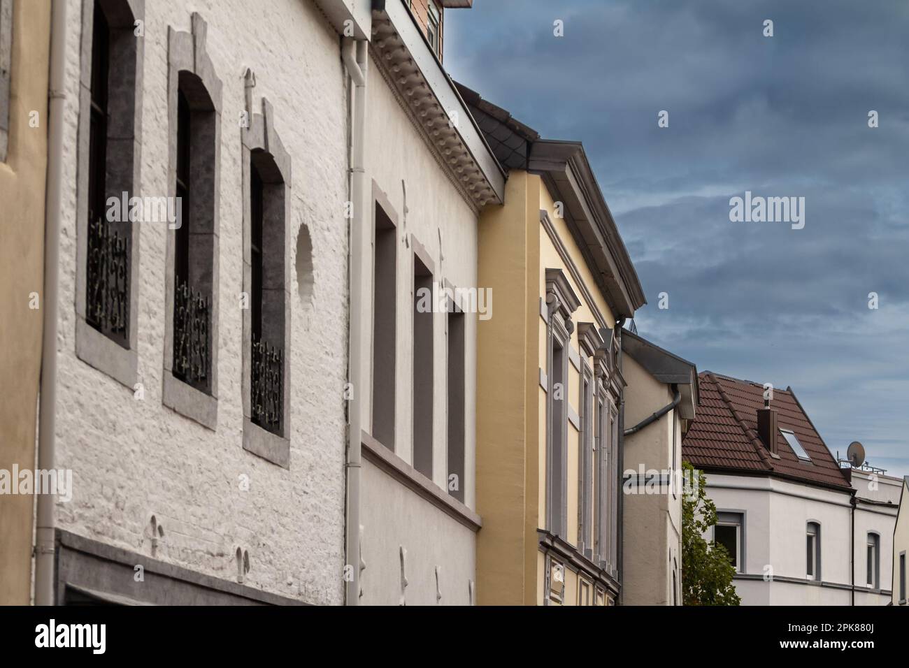 Picture of the city center of the countryside village of Vaals, in ...
