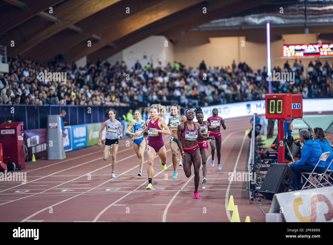 800 meters in the World Indoor Tour 2023 in Madrid Stock Photo - Alamy