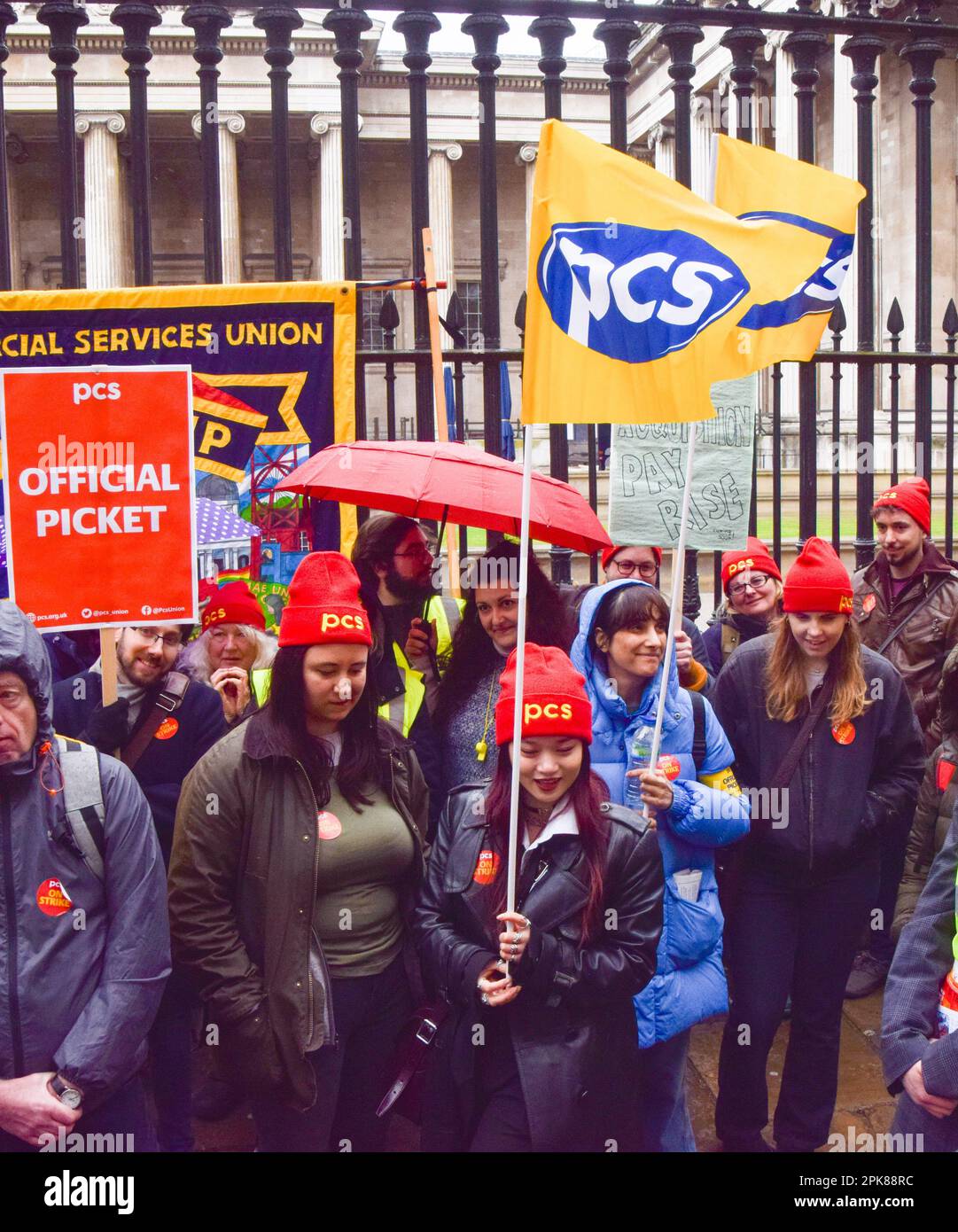 London, England, UK. 6th Apr, 2023. British Museum workers staged a ...