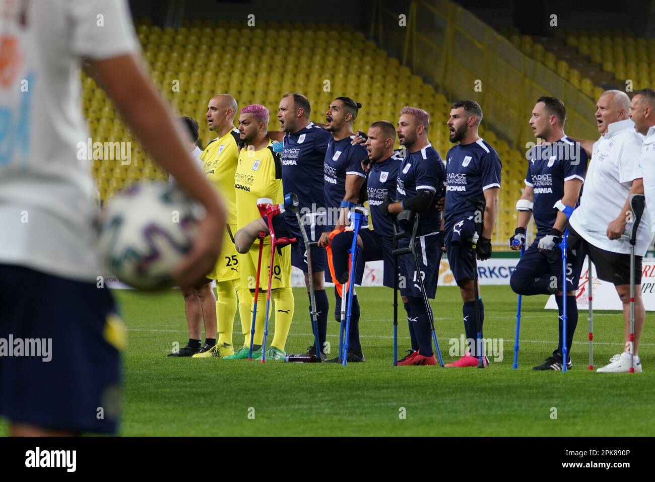 ISTANBUL, TURKIYE - SEPTEMBER 30, 2022: Tukiye vs France National teams ...