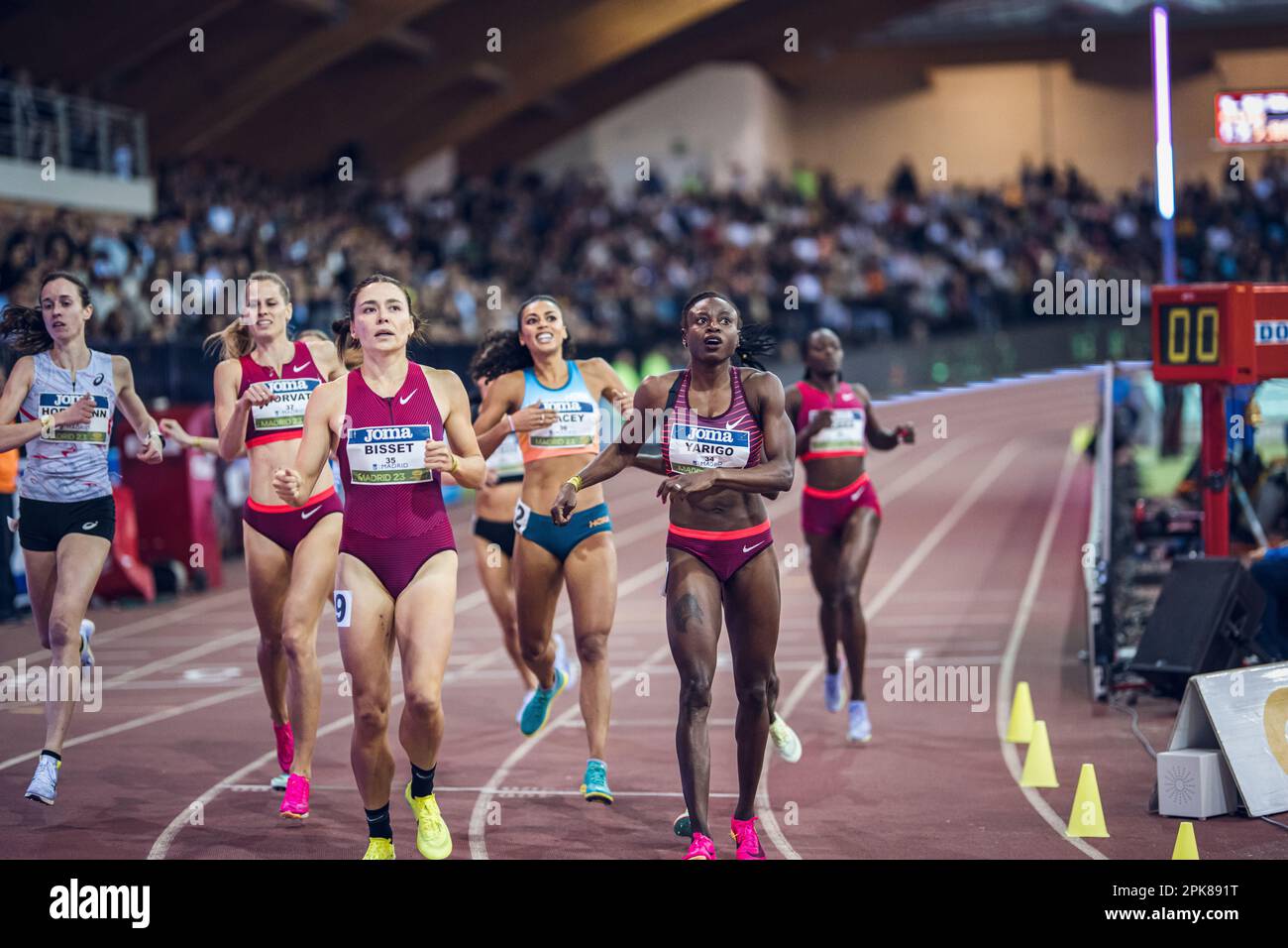 800 meters in the World Indoor Tour 2023 in Madrid Stock Photo - Alamy