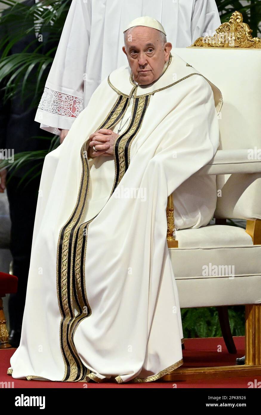April 6, 2023, Vatican City State Holy See: POPE FRANCIS during the ...