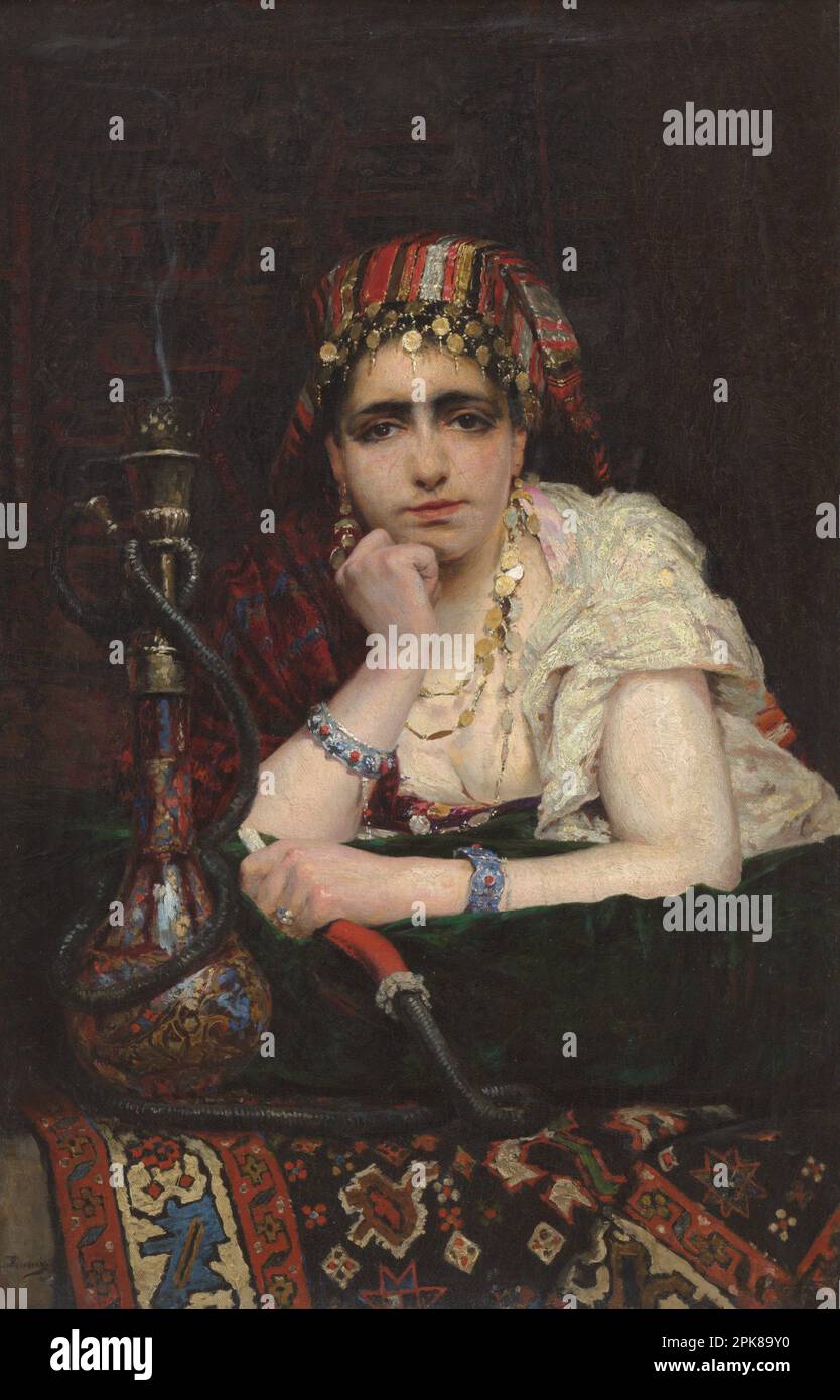 Odalisque 1875 by Vasiliy Polenov Stock Photo - Alamy