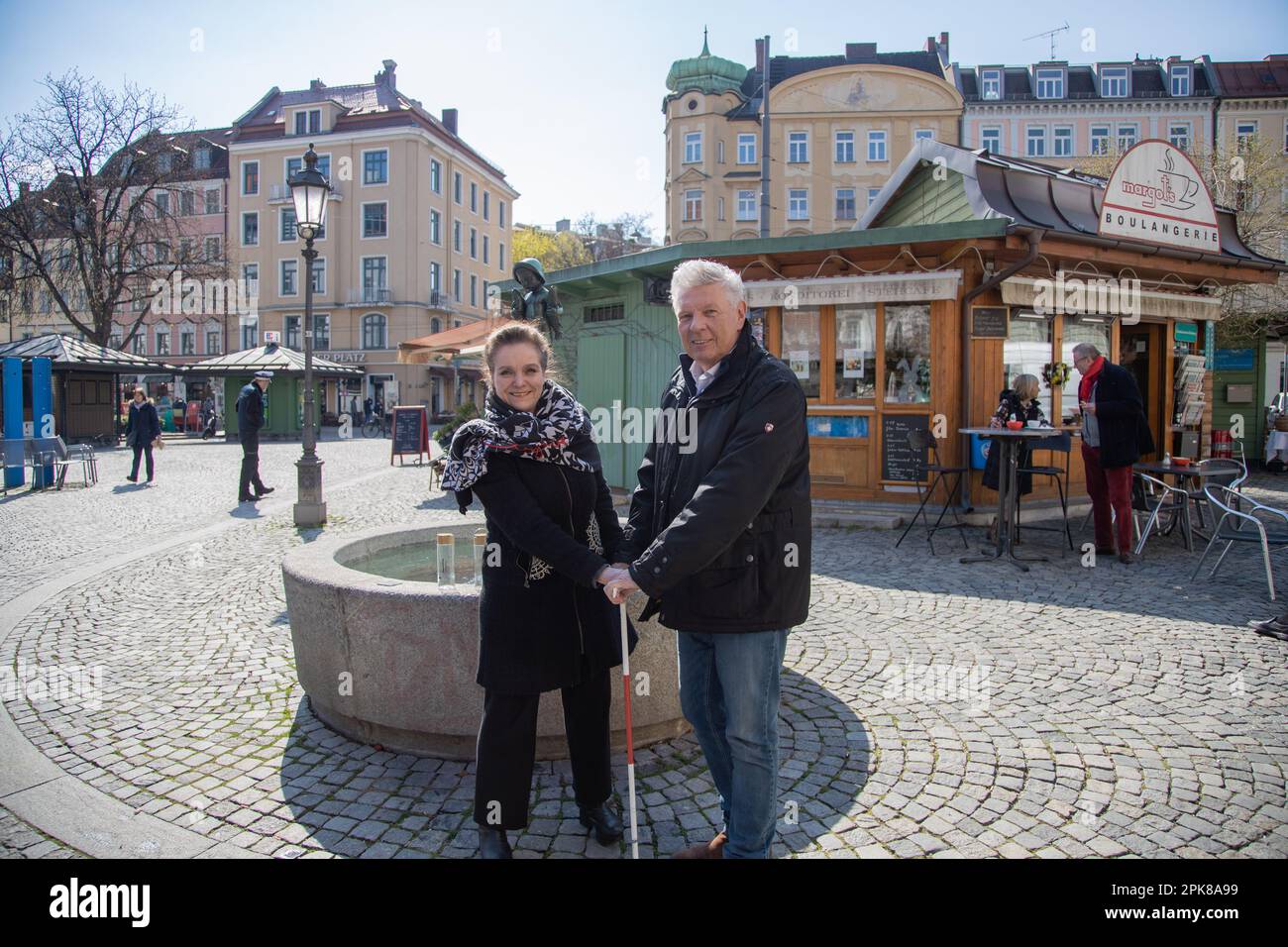 Dr.-Ing. Jeanne-Marie Ehbauer with mayor Dieter Reiter ( SPD ) at the ...