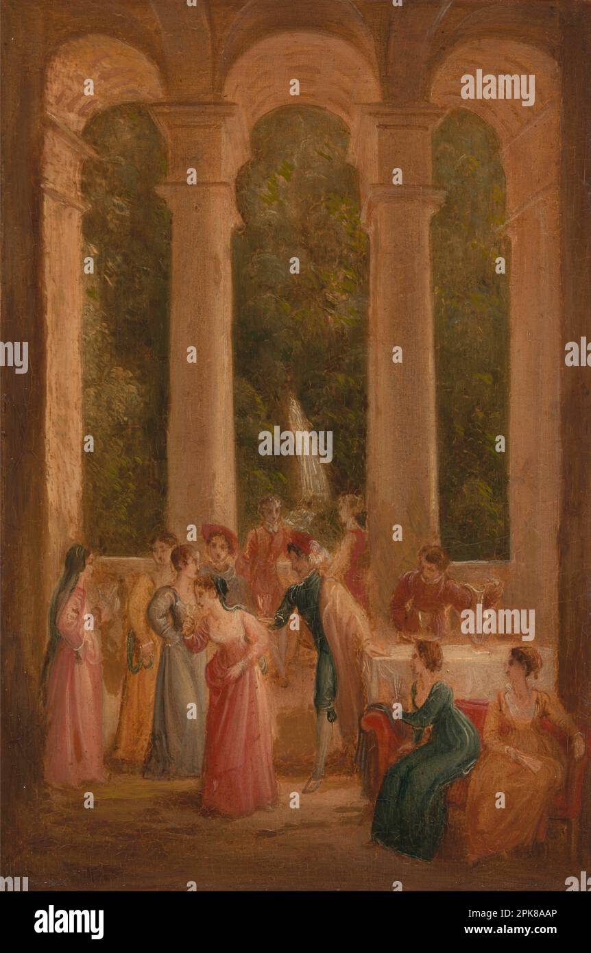 The Dance circa 1820 by Thomas Stothard Stock Photo - Alamy