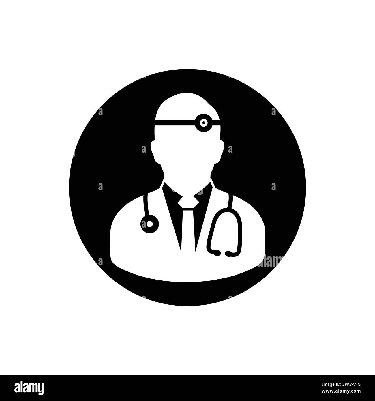 Otolaryngologist icon. Rounded Button Style Editable Vector EPS Symbol Illustration Stock Vector ...