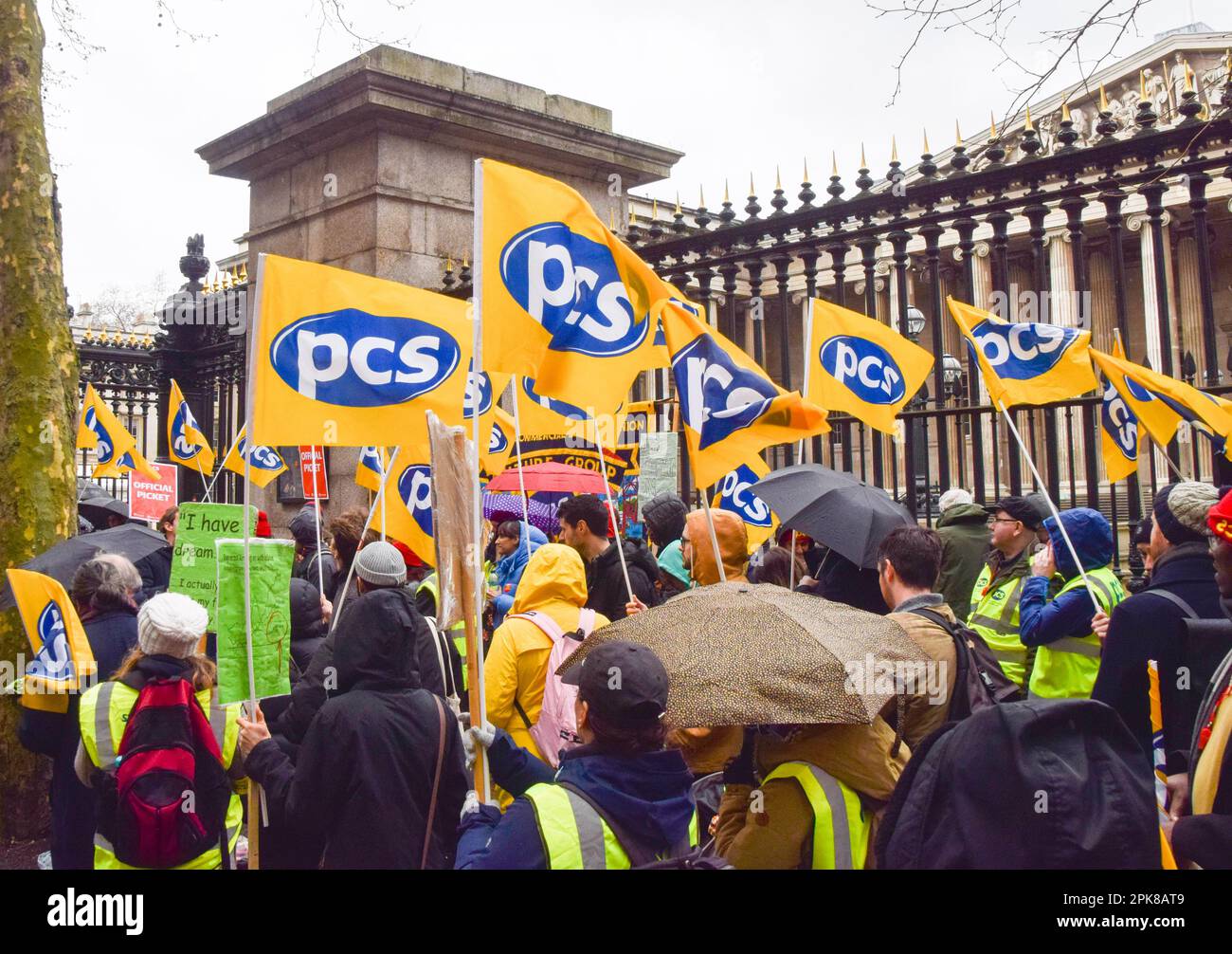 Unison union worker protest placard hi-res stock photography and images ...