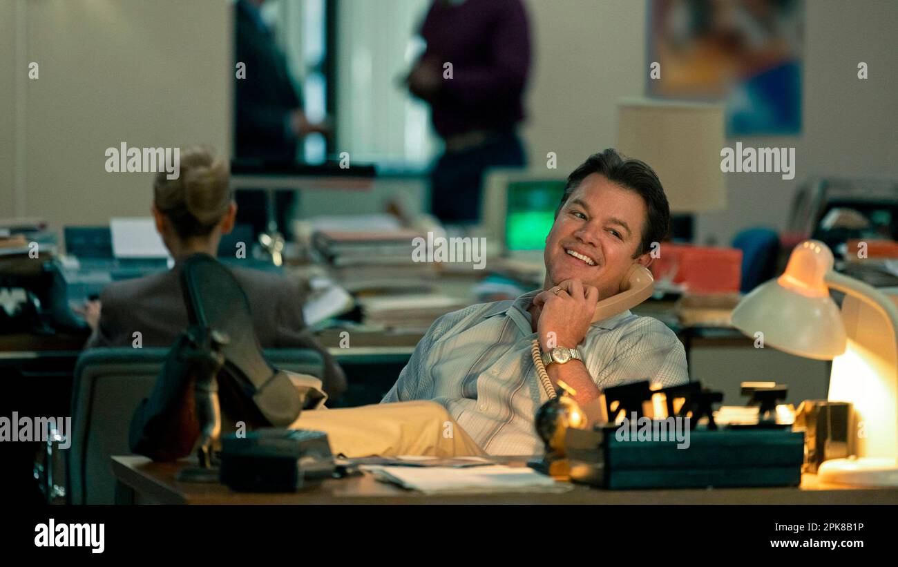 MATT DAMON in AIR (2023), directed by BEN AFFLECK. Credit: Amazon ...