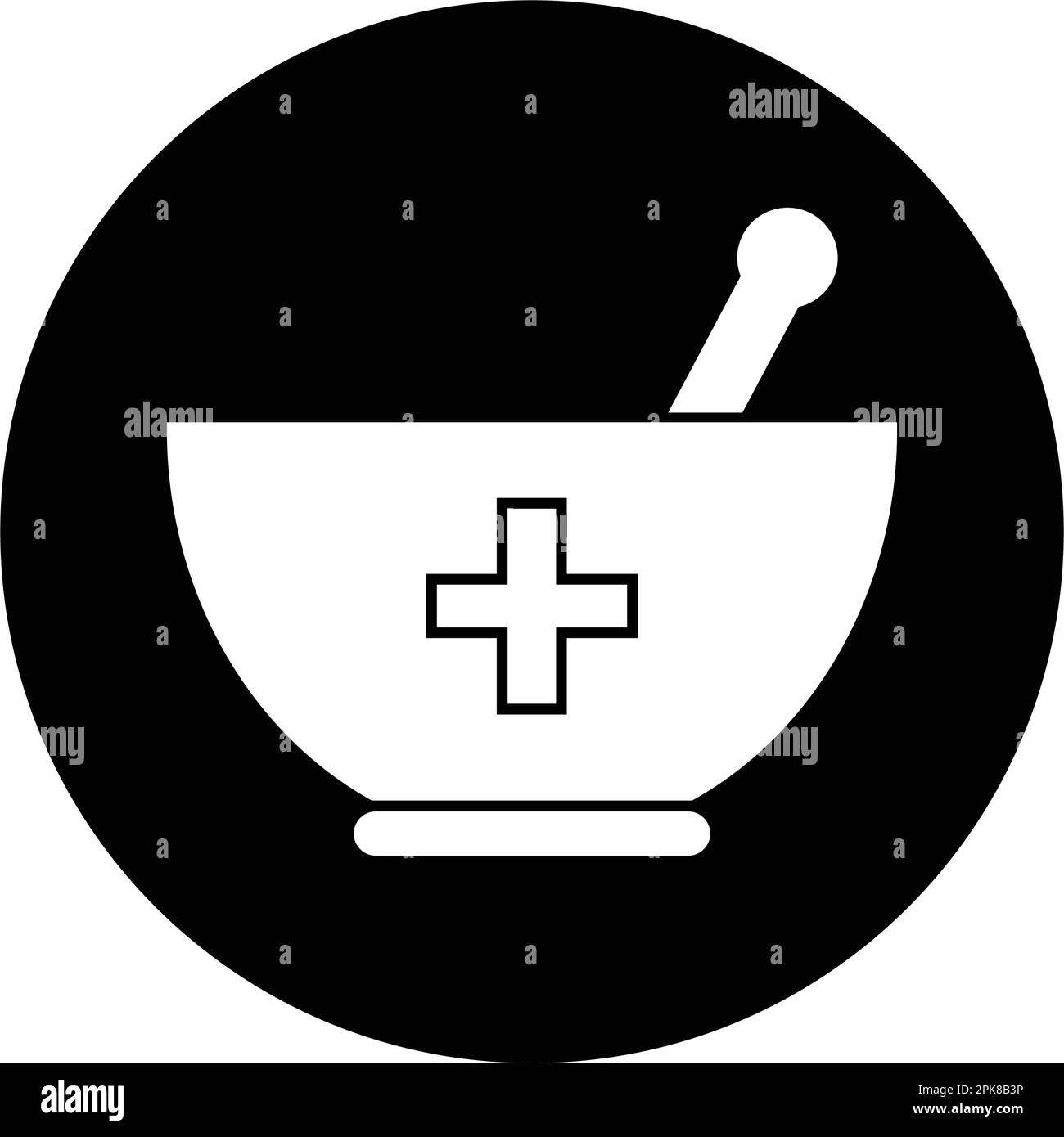 Pharmacy And Medicine Button Icon. Editable Vector EPS Symbol ...